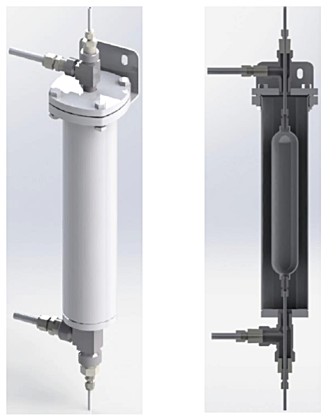 Jacketed sample cooler - Mechatest Liquid and Gas Sampling Solutions